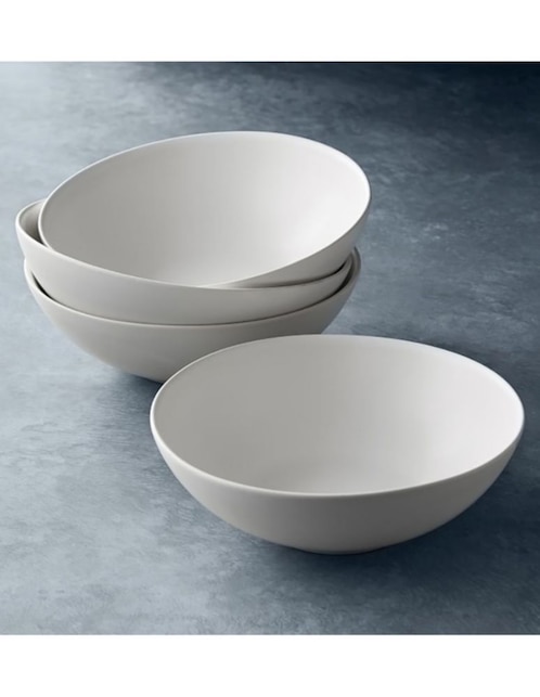 Set de bowls Open Kitchen Matte Coupe 4 piezas de gres 1
