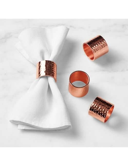 Set aro servilleta Hammered Napkin 1