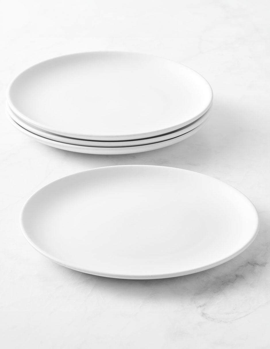 Set platos trinche Wsok Matte de cerámica 4 piezas